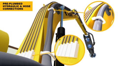 Long Reach Arm Dredging System - HAWK Excavator